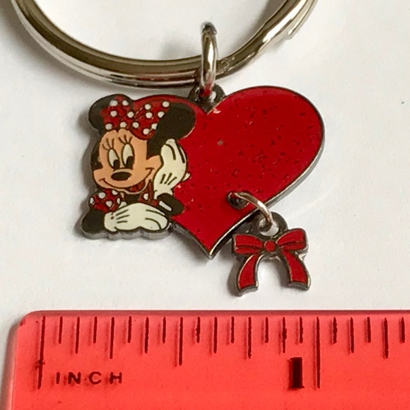Disney | Accessories | Disney Minnie Mouse Purse Charm Keychain Mickey ...